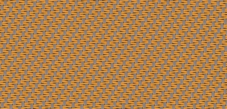 Tibelly Screendoek Oranje met Grijs - T70809 | Screendoek.com